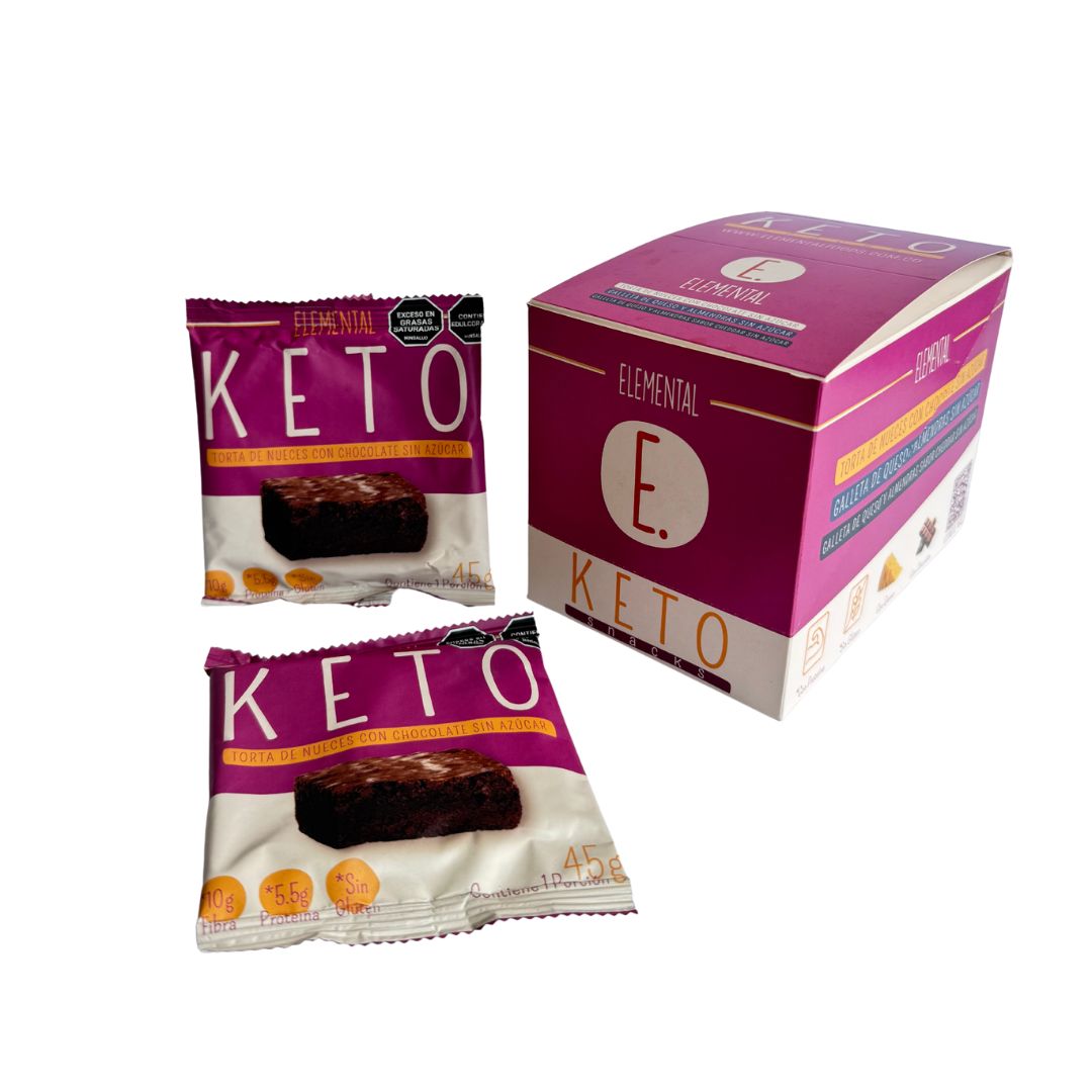 KETO- Brownie x 8 uni – Elementalfoods